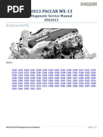 PACCAR MX-13 Torque Specifications Guide | PDF | Diesel Engine | Piston