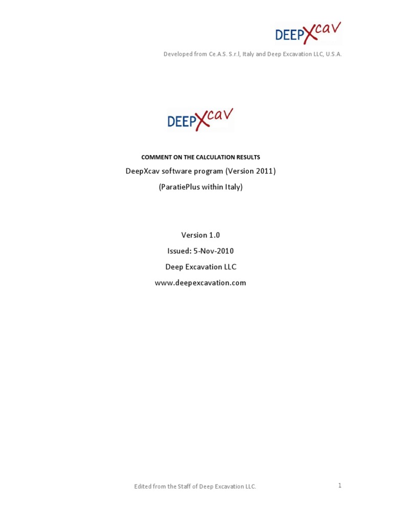 DeepXcav Results Analysis Guide | PDF | Bending | Deep Foundation