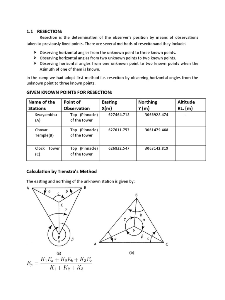 Resection | PDF | Angle | Scientific Observation