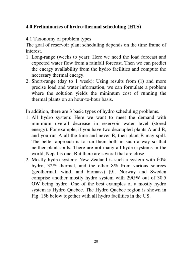HydroThermal Scheduling | PDF | Hydroelectricity | Physics