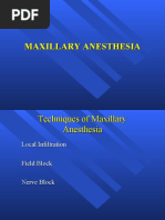 Maxillary Dental Injection Techniques | PDF | Dentistry | Dentistry ...