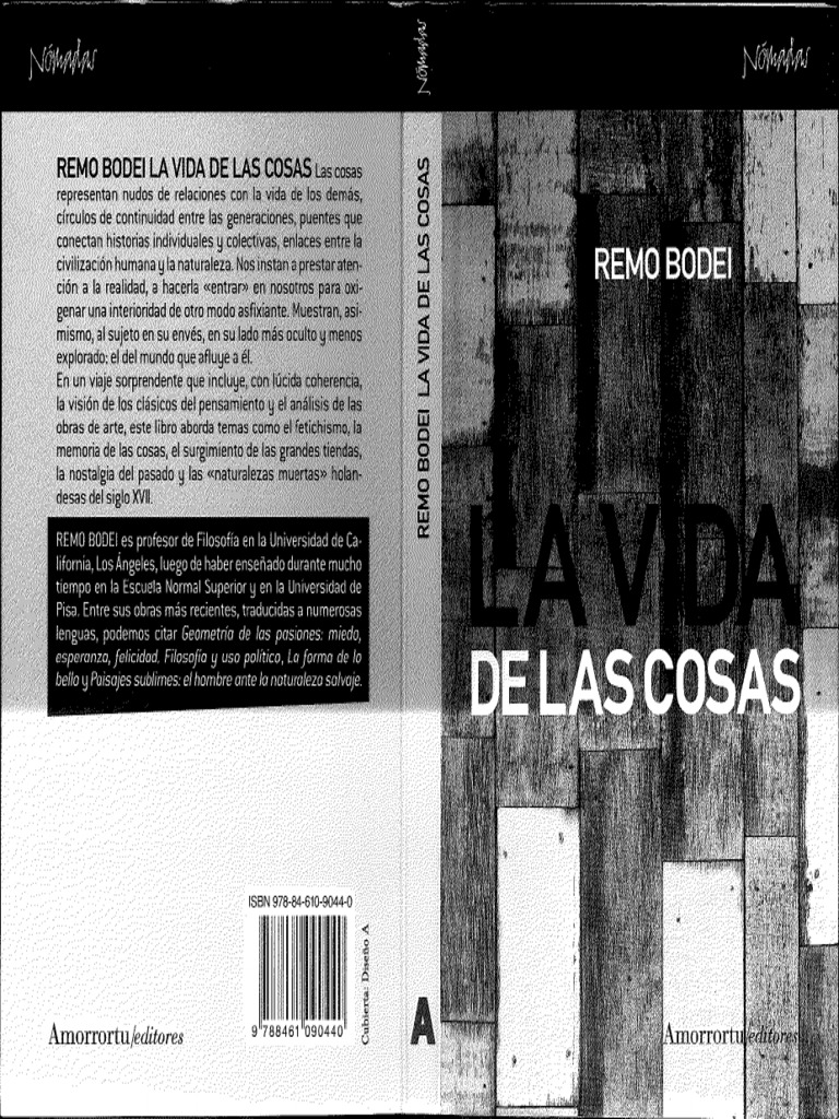 La Vida de Las Cosas Remo Bodei-Pdf P. 11 - 71 | PDF