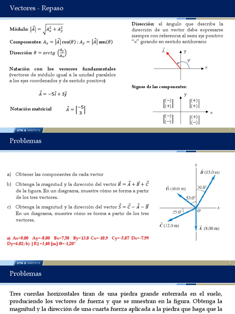 Vectores 2 | PDF | Vector Euclidiano | Álgebra abstracta