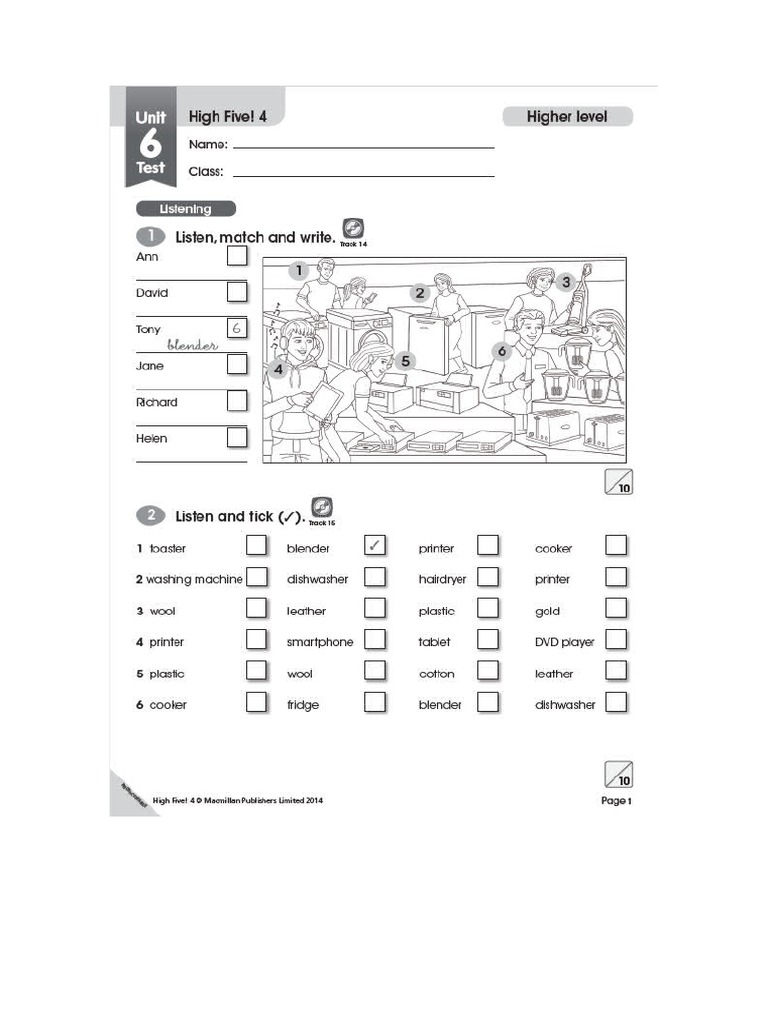 English Test Unit 6 | PDF