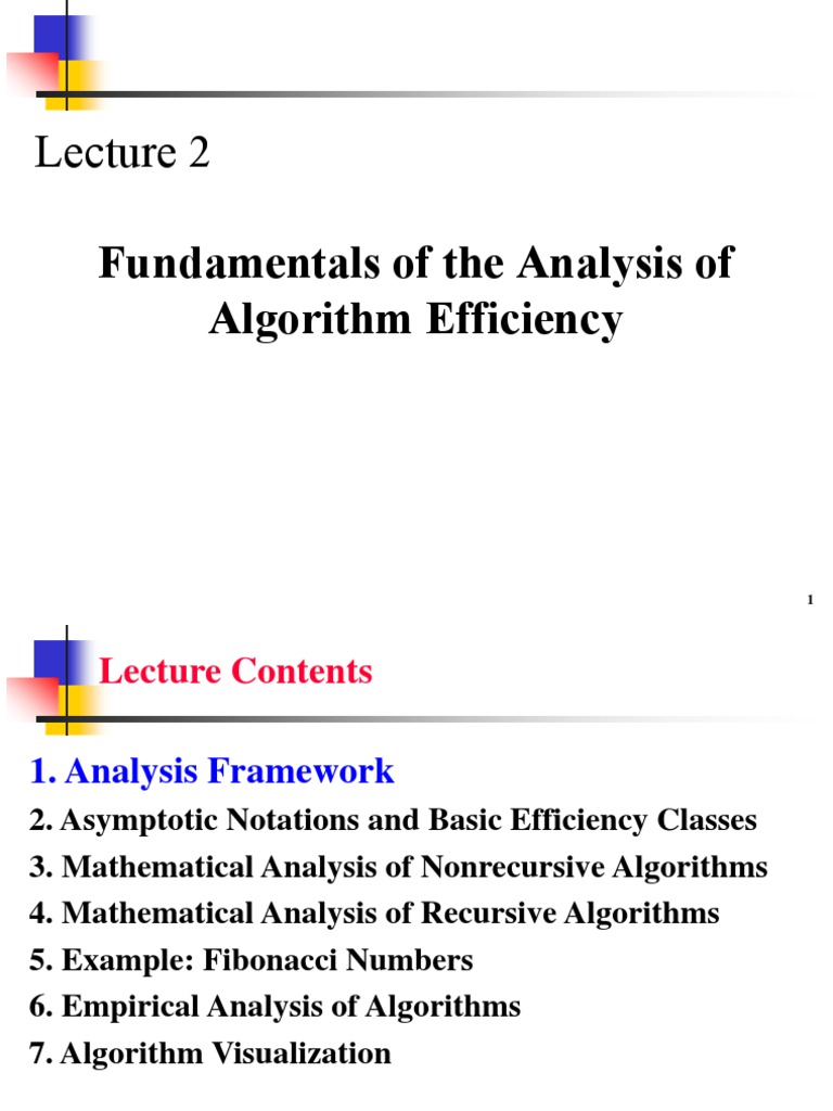Chapter02 Duc Anany V. Levitin 3e | PDF | Time Complexity | Recurrence Relation