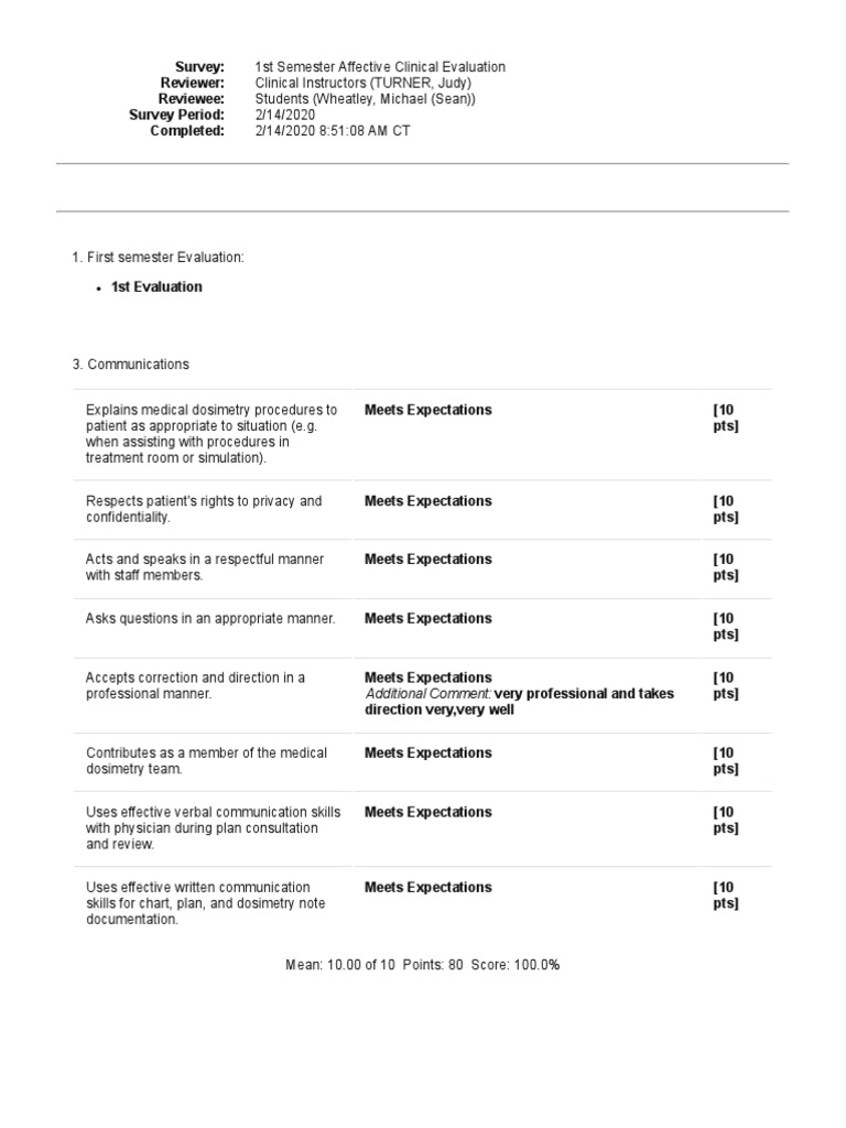 Clinical 1 1st Eval | PDF | Medicine | Health Care