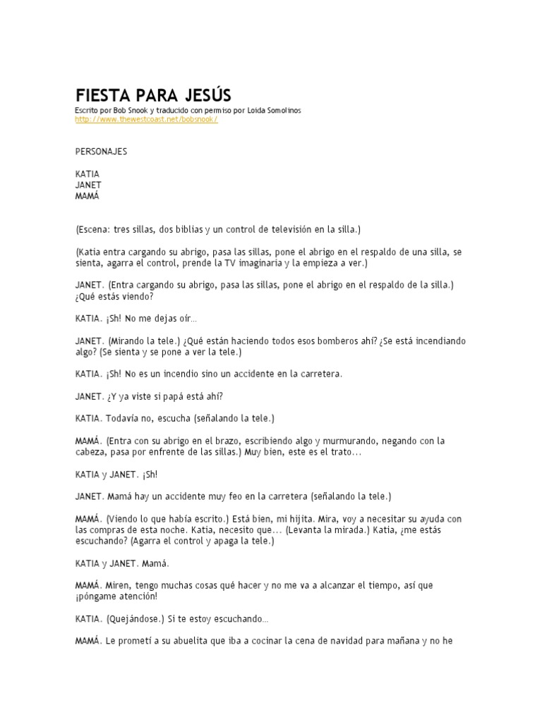 FIESTA PARA JESÚS | PDF