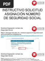 Solicitud Modelo TA.1 Seguridad Social | PDF