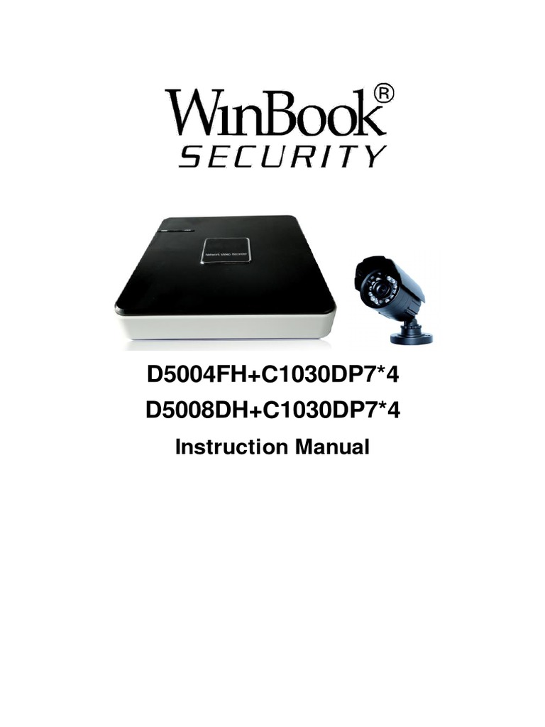 Documents Manual 443479 WinBook Security 8CH4CAM Manual R2 PDF | PDF ...