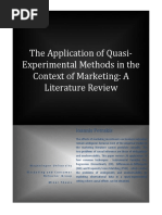 Quasi-Experimental Pre-Test/Post-Test Design | PDF | Research Methods ...