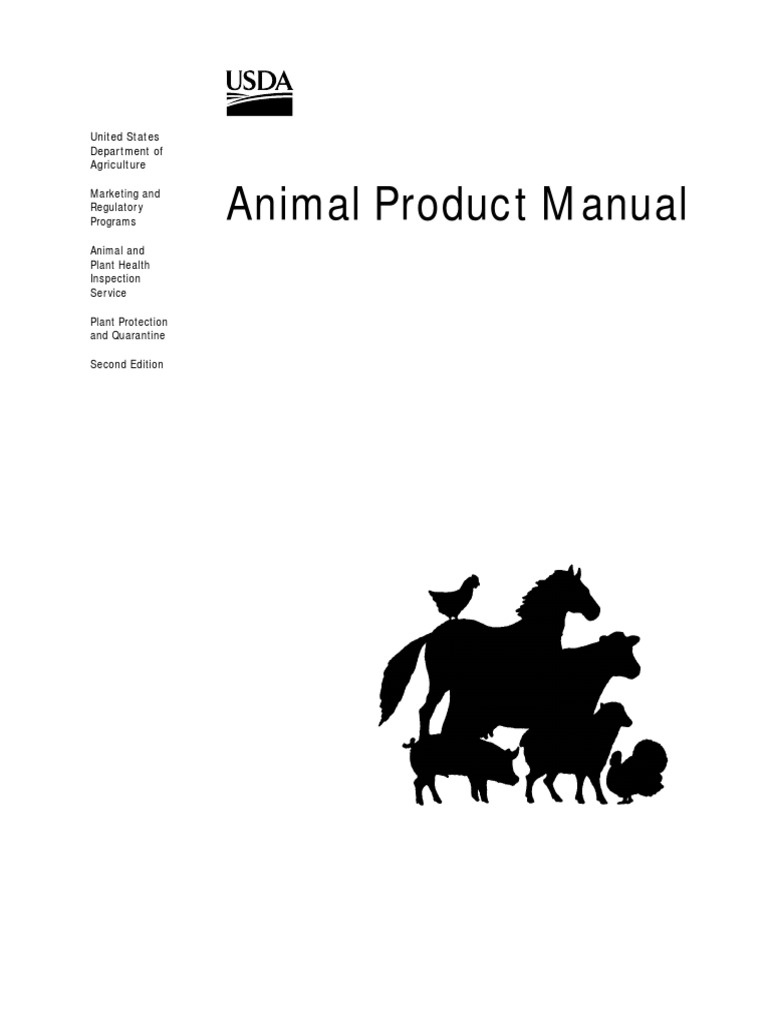 AnimalPproduct Manual | PDF | Ham | Avian Influenza