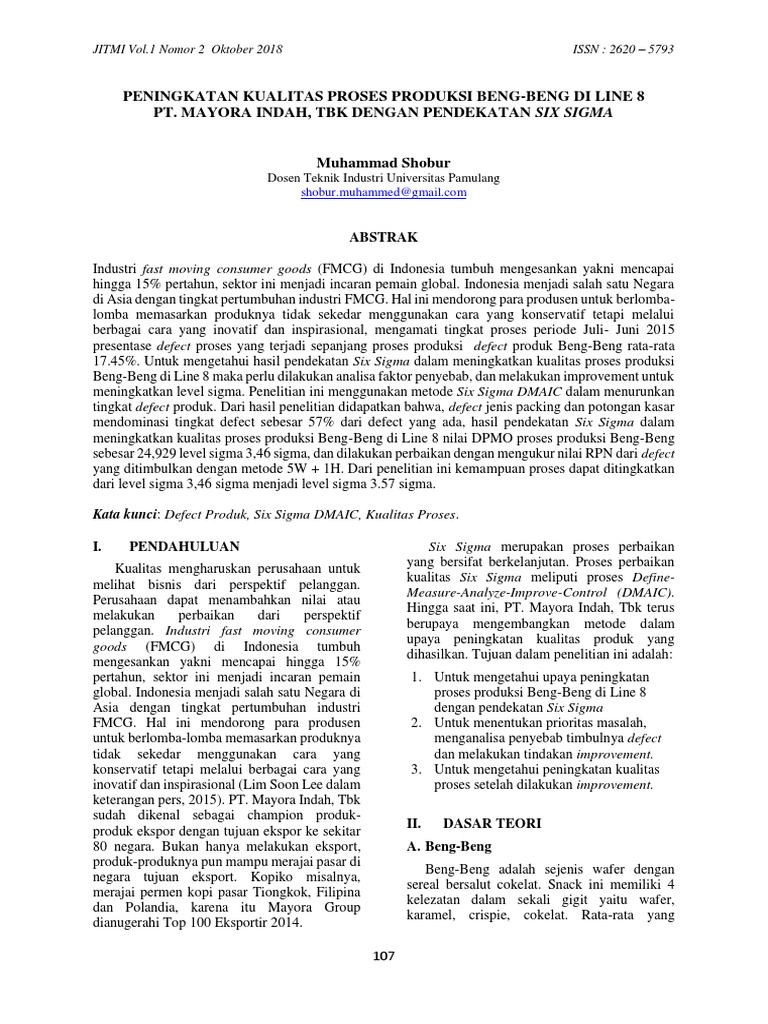 Peningkatan Kualitas Beng-Beng | PDF