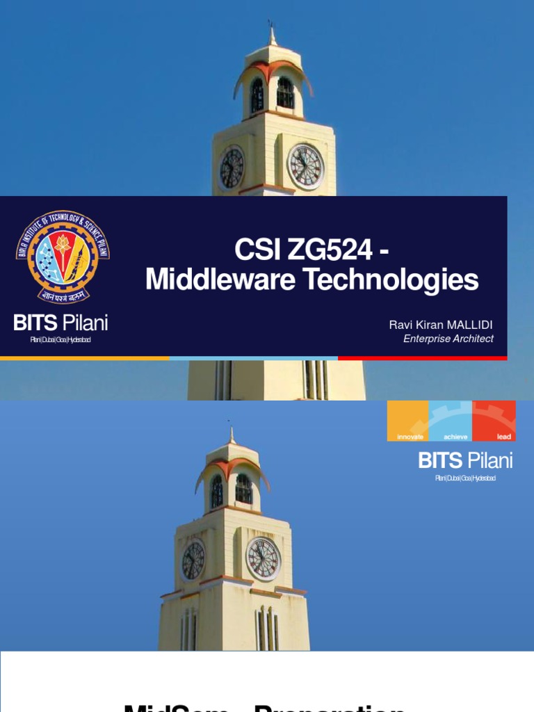Middleware MidSem Preparation - PDF | PDF | Cryptography | Enterprise ...