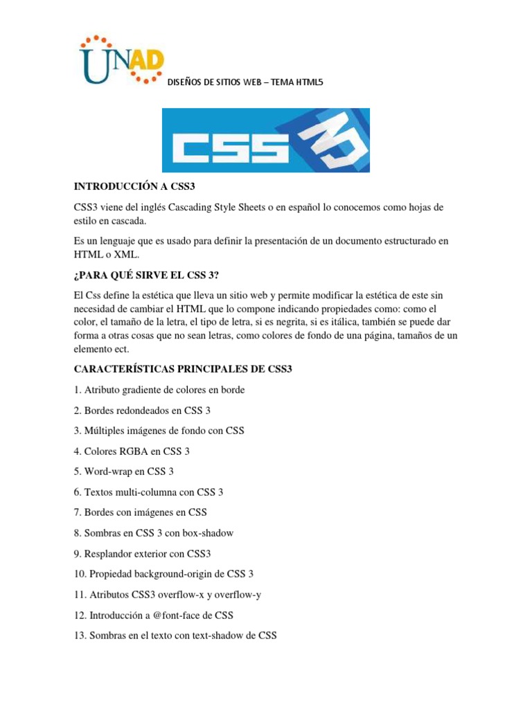 5) Introducción A Css3 | PDF