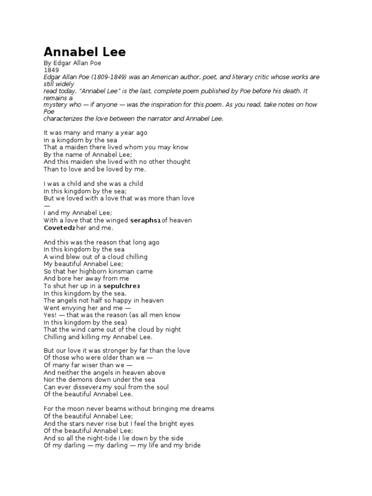 Annabel Lee | PDF