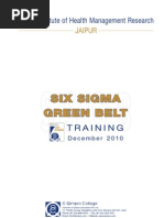 Six Sigma Green Belt Project Examples | PDF | Six Sigma | Test (Assessment)