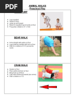 Fun Animal Walks for Kids' Motor Skills | PDF