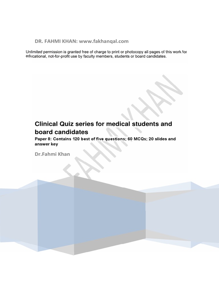 Clinical Quiz Series For Medical Students and Board Candidates | PDF ...