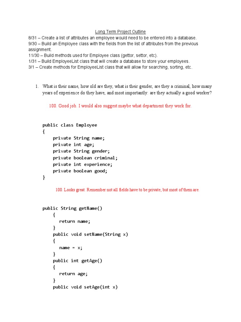 Apcs Long Term Project | PDF | Computer Programming | Software Engineering