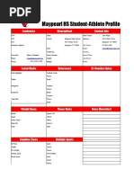 Pageant Biodata | PDF