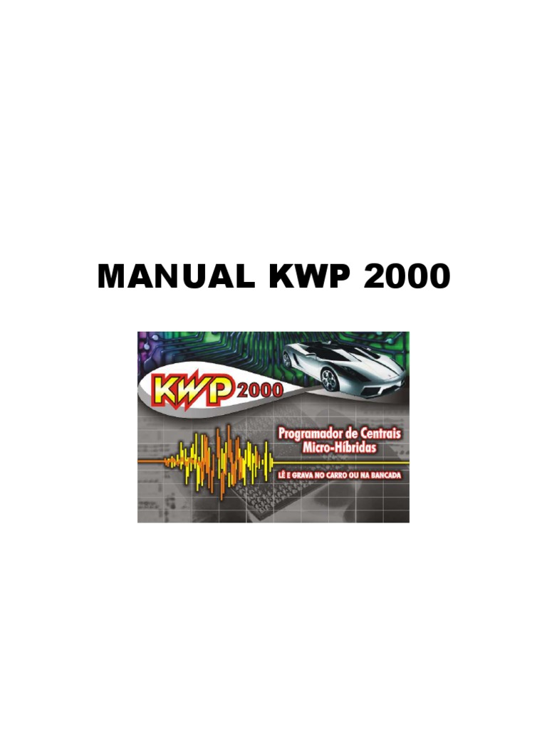 Manual KWP 2000 - Ok | PDF | Programas | USB