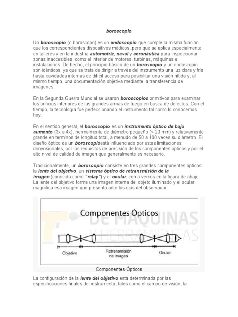 Guía Completa sobre Boroscopios | PDF | Óptica | Ojo humano