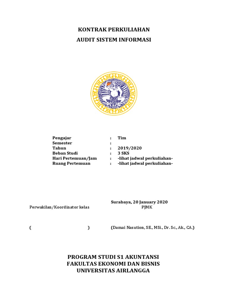 Audit Information System Syllabus | PDF | Databases | System