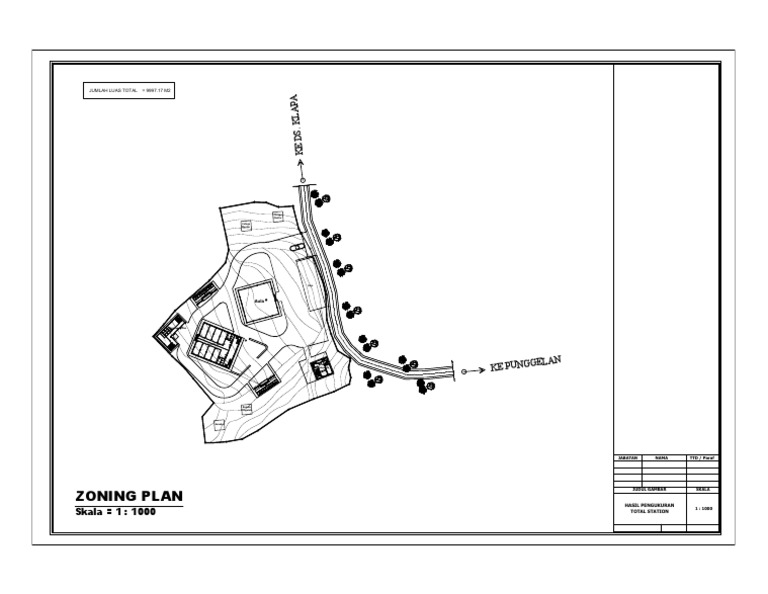 Zoning Plan: Skala 1: 1000 | PDF