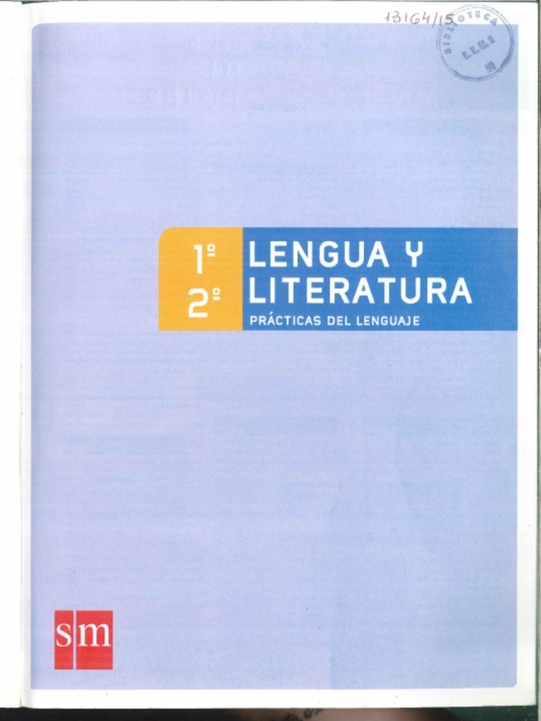 Lengua y Literatura 1 SM Practicas Del Lenguaje | PDF