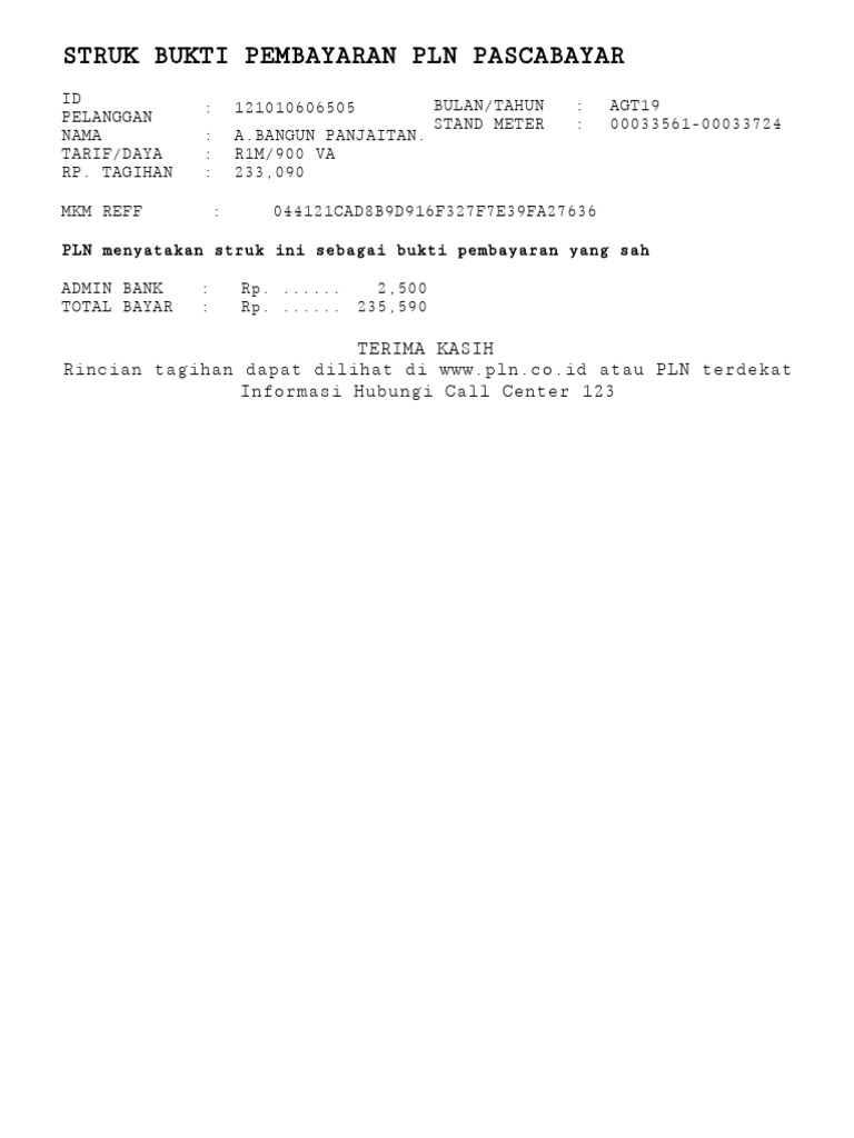 Cetak Struk - PDF | PDF