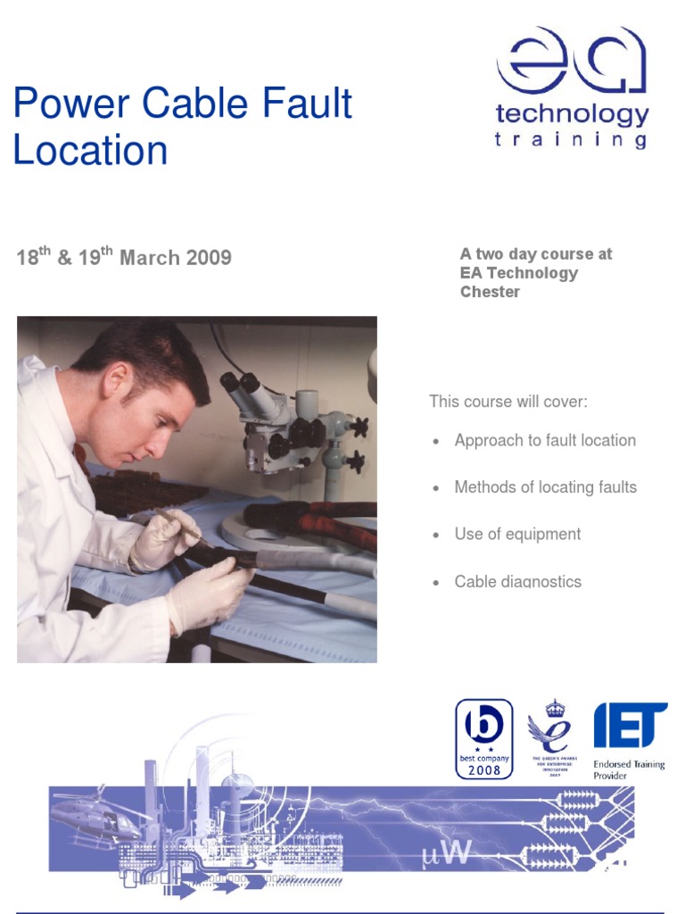 Power Cable Fault Location Training | PDF | Electric Power System ...