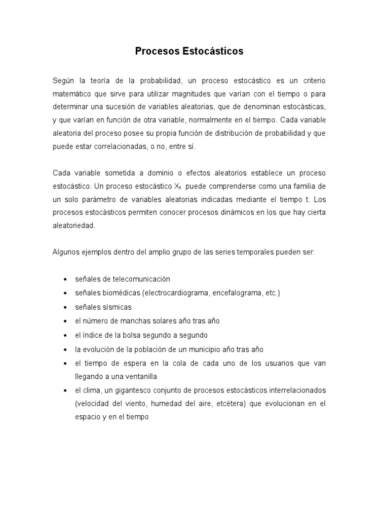 Tarea 2 IO2 | PDF | Cadena Markov | Proceso estocástico