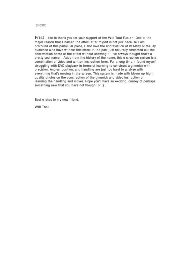 WTF - Will Tsai | PDF | Adhesive | Perception