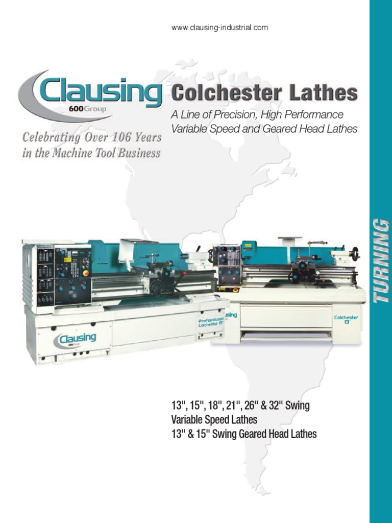 Clausing Colchester 01-2017 | PDF | Crafts | Equipment