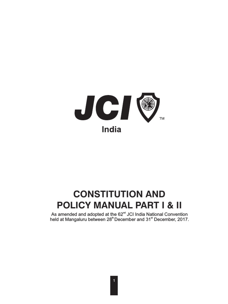 Jci Policy Manual 2 | PDF | Parliamentary Procedure | Board Of Directors