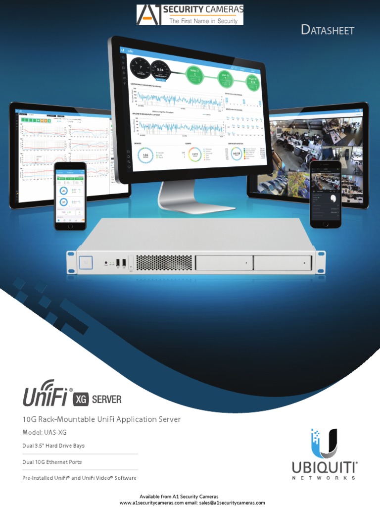 ubiquiti-UniFi XG Server DS-A1 | PDF | Hard Disk Drive | Solid State Drive