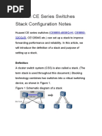 SOP - Configuration of The Aruba Switch Stack | PDF | Computer Science | System Software