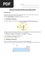Measuring Light Refraction with Protractor | PDF
