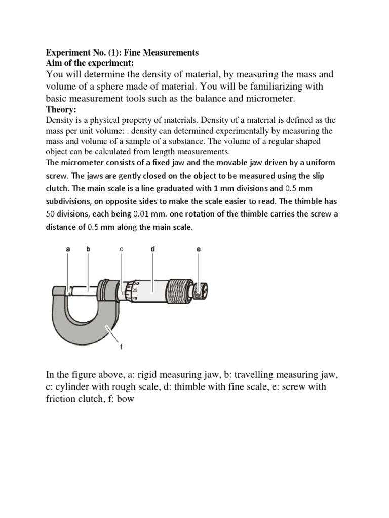 Density and Spring Constant Experiments | PDF | Pendulum | Force