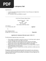 Bail Application Format: Section 437 CRPC | PDF | Bail | Public Sphere