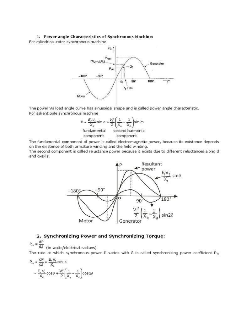 Output Power of Alternator & Parallel Operation of Two Alternators ...