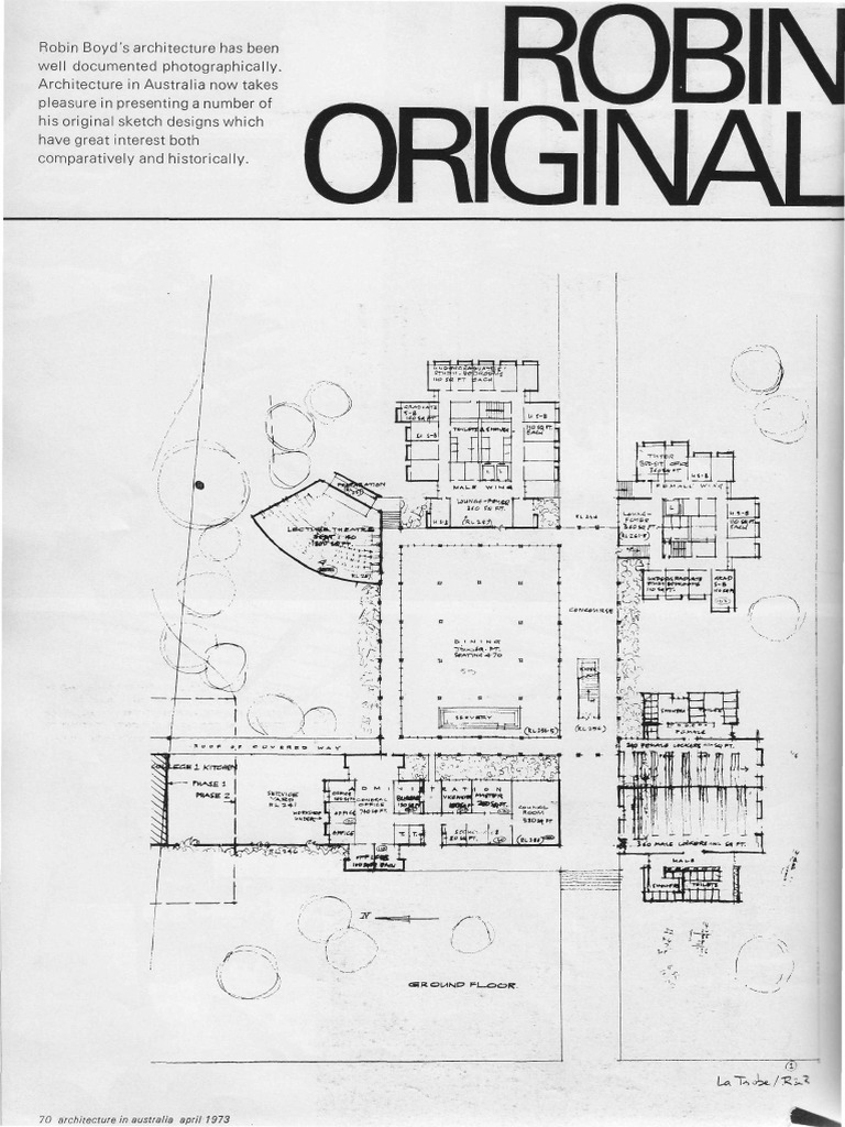 Robin Boyd. "Robin Boyd Original Sketches" in Architecture in Australia ...