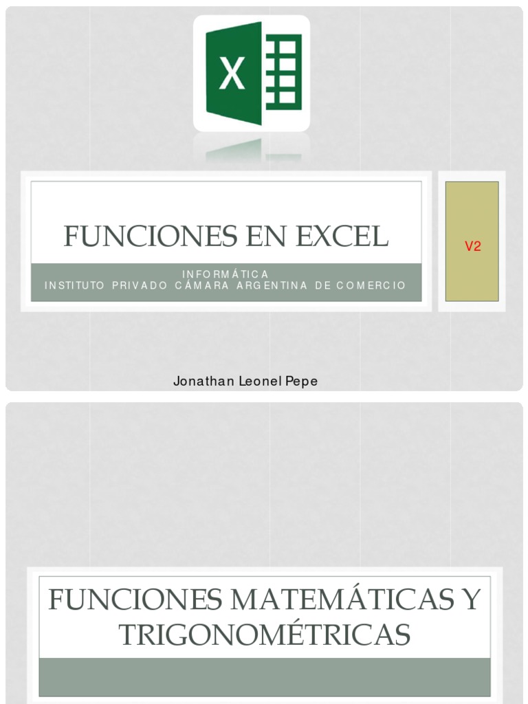 Apartado 1 - Funciones Excel PDF | PDF | Hoja de cálculo | Cadena (informática)
