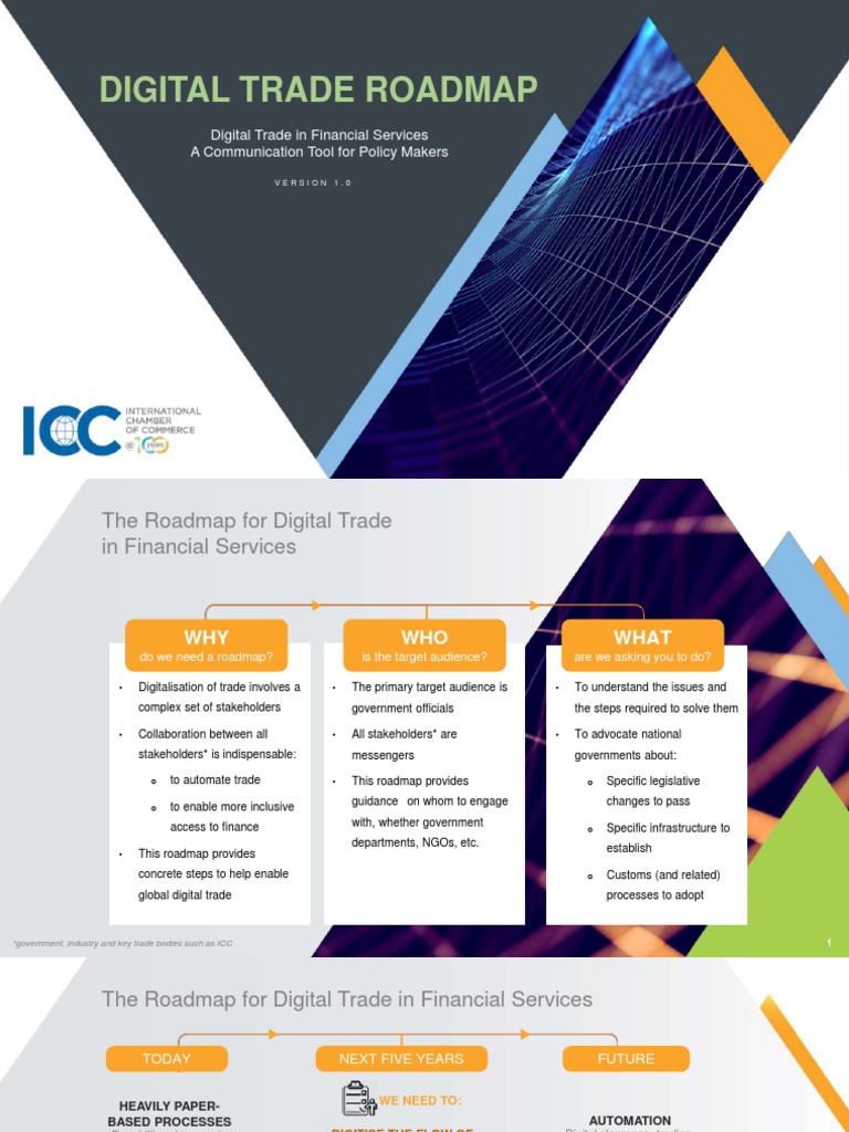 Digital Trade Roadmap: Digital Trade in Financial Services A ...