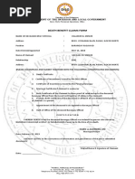 Bgy Tanod Id 1-2-2 | PDF | Philippines