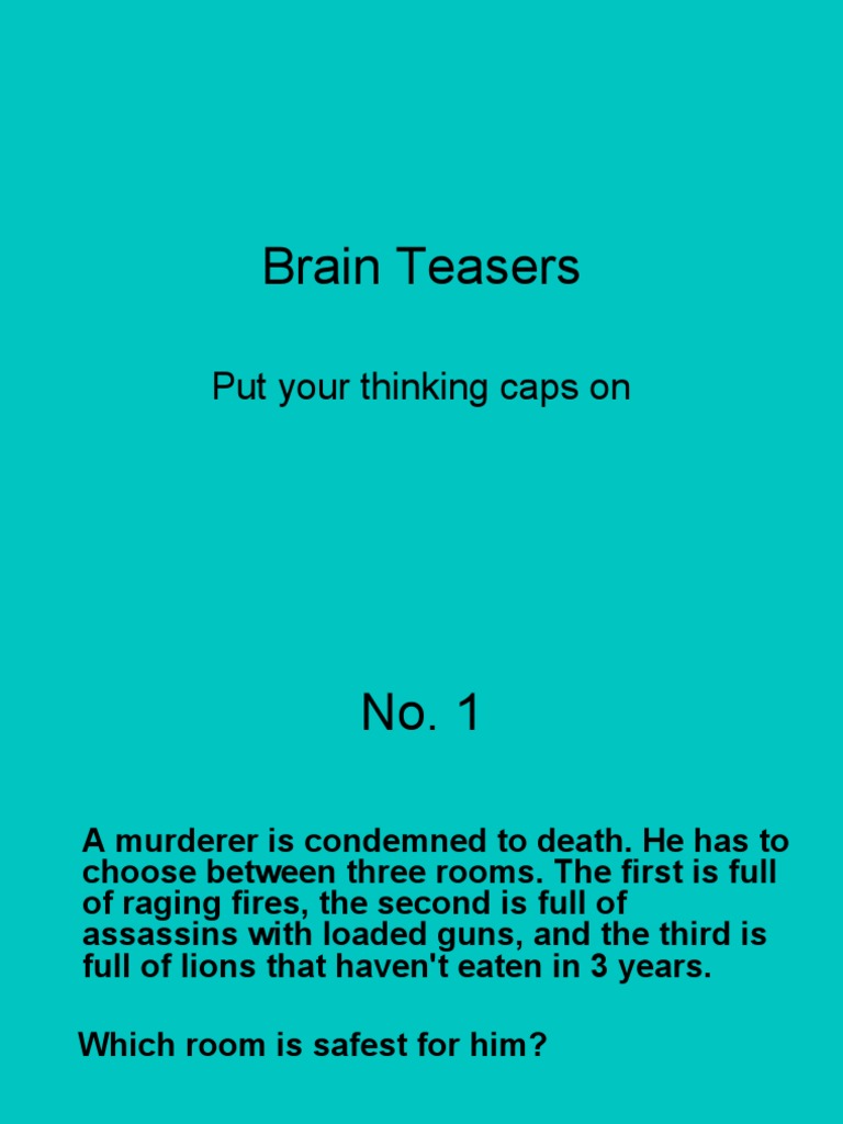 Brain Teasers | PDF