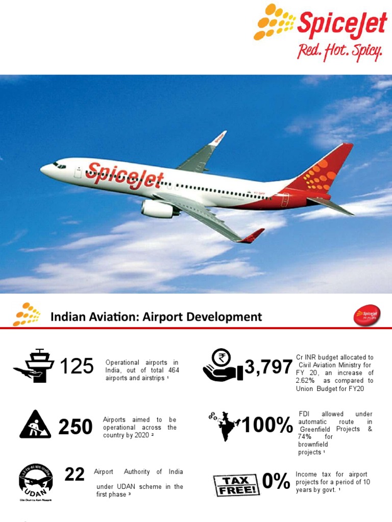 Spicejet - Company Profile | PDF | Airlines | Aviation