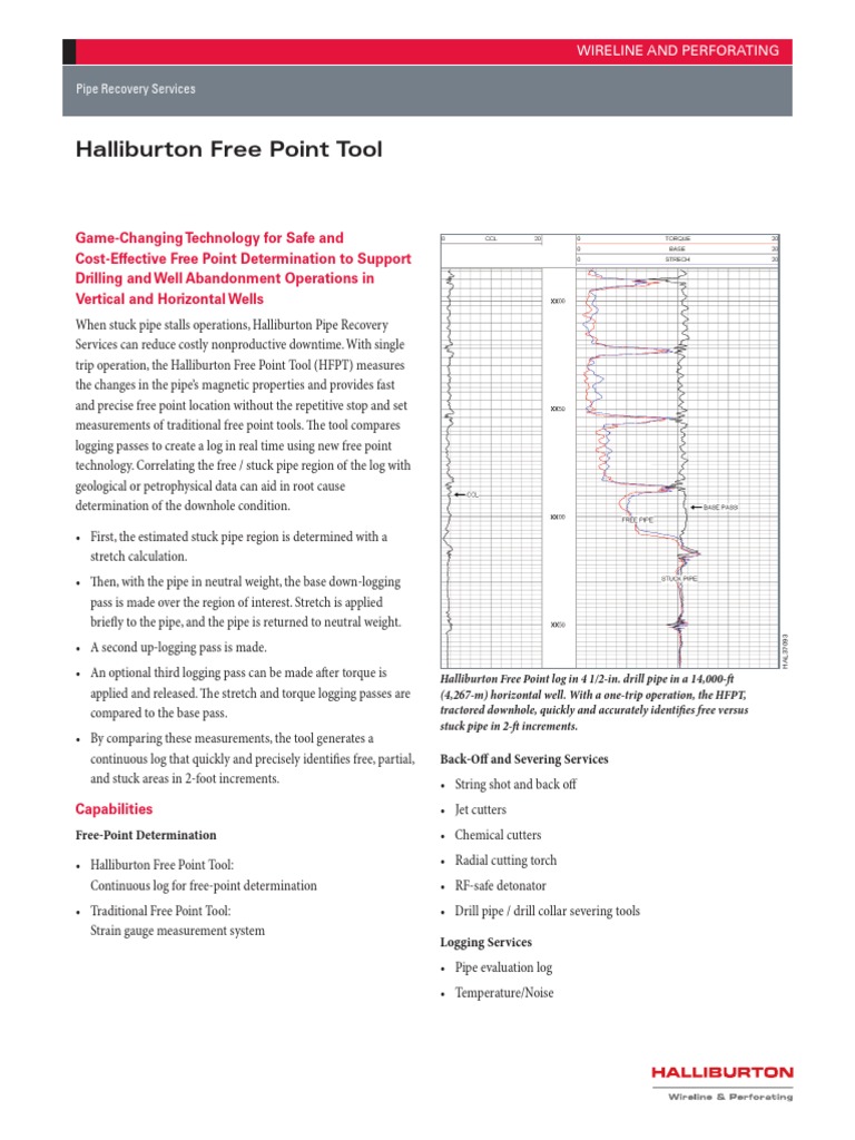 Halliburton Free Point Tool | PDF | Civil Engineering | Mechanical ...
