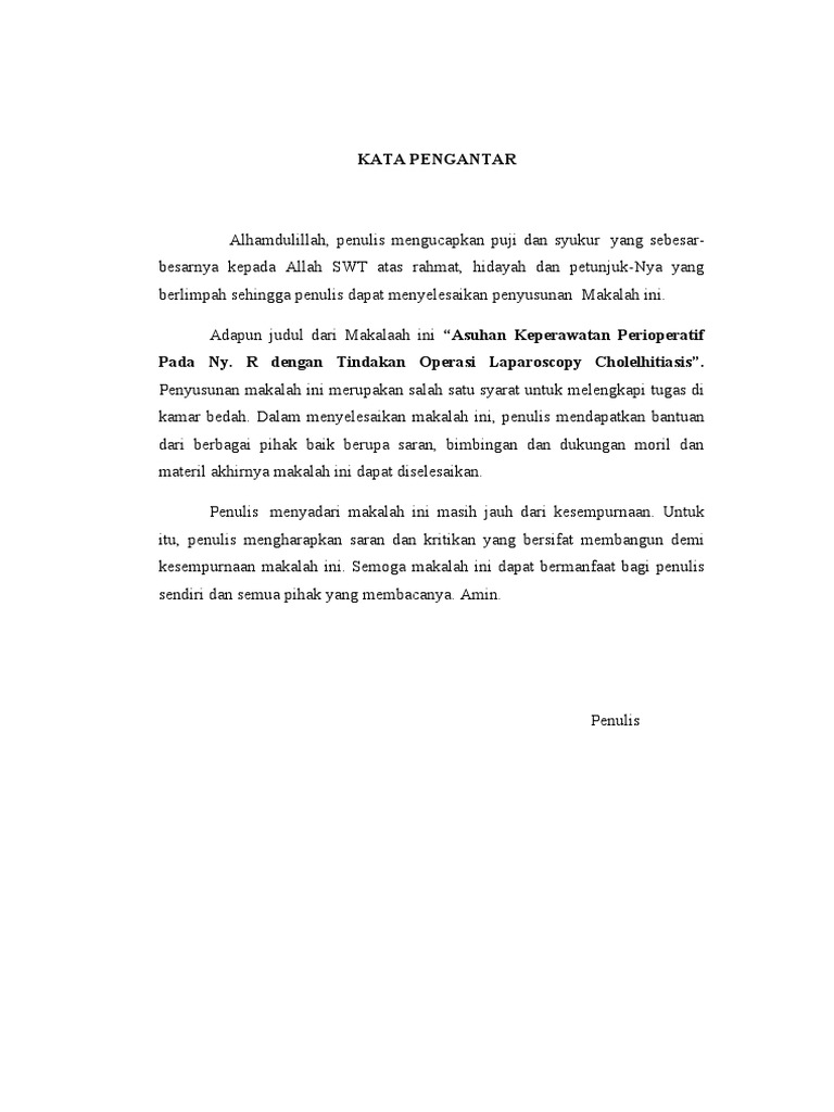 LAPAROSKOPI CHOLELITHIASIS | PDF