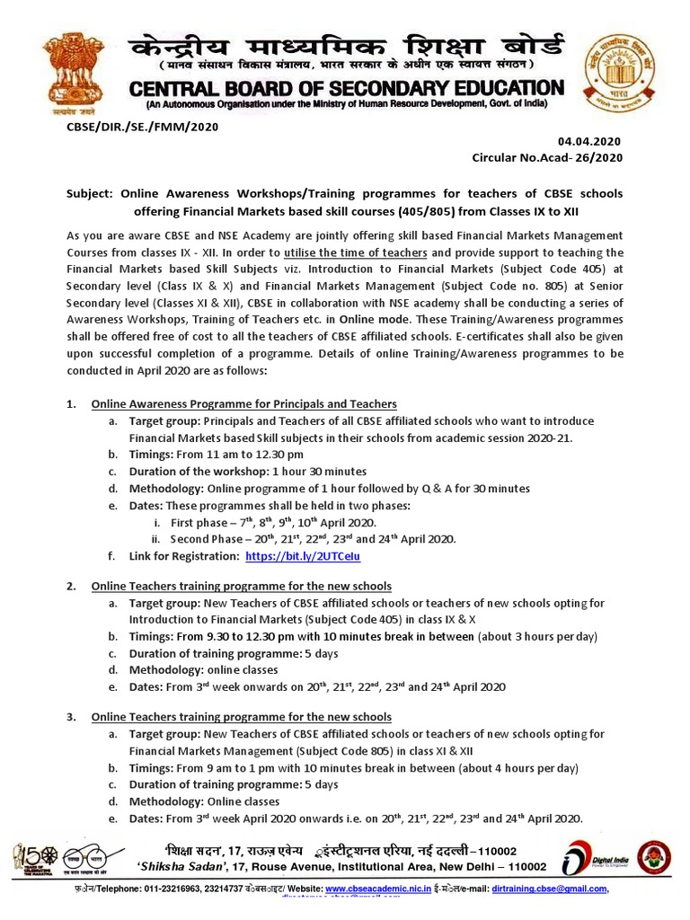 26 Circular 2020 | PDF